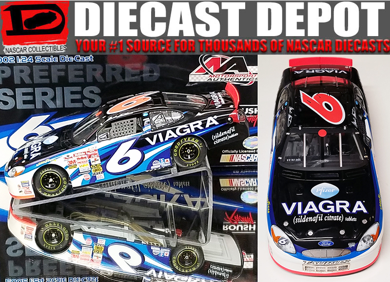 MARK MARTIN 2002 CHARLOTTE COKE 600 WIN VIAGRA NO BULL 1/24 TEAM ...