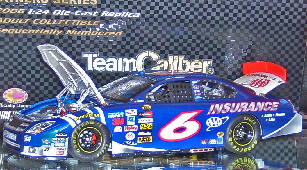 MARK MARTIN 2006 AAA BRICKYARD SPECIAL 1/24 TEAM CALIBER OWNER'S