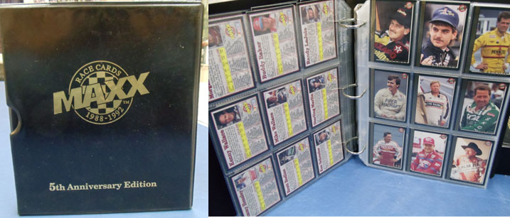 MAXX RACE CARDS 1988-1992 5TH ANNIVERSARY EDITION BINDER & COMPLETE 300 ...