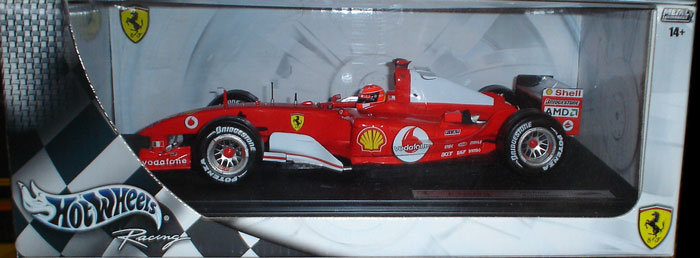 MICHAEL SCHUMACHER F2004 INDY CAR 1/18 HOT WHEELS METAL COLLECTION