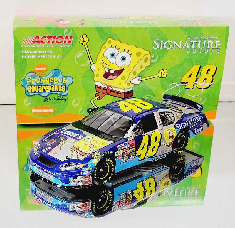 JIMMIE JOHNSON 2003 SPONGEBOB #48 MONTE CARLO 1/24 ACTION