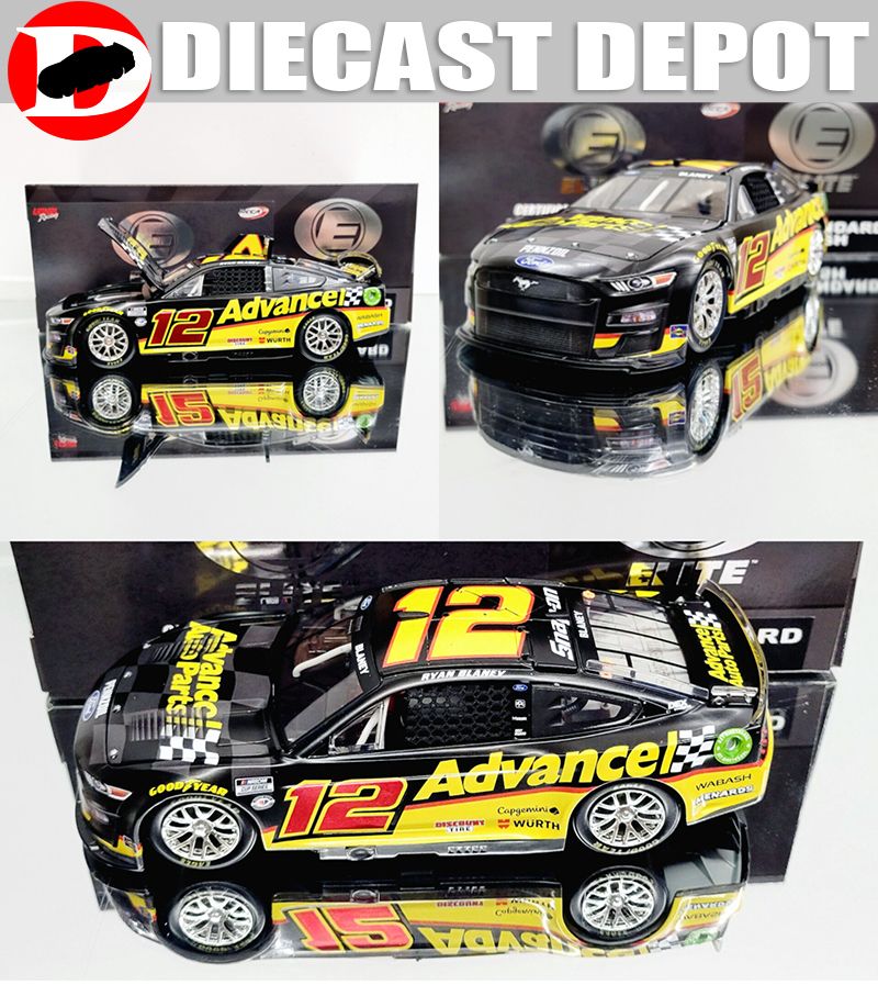 RYAN BLANEY 2023 ADVANCE AUTO PARTS #12 NEXT GEN MUSTANG 1/24 ELITE SERIES