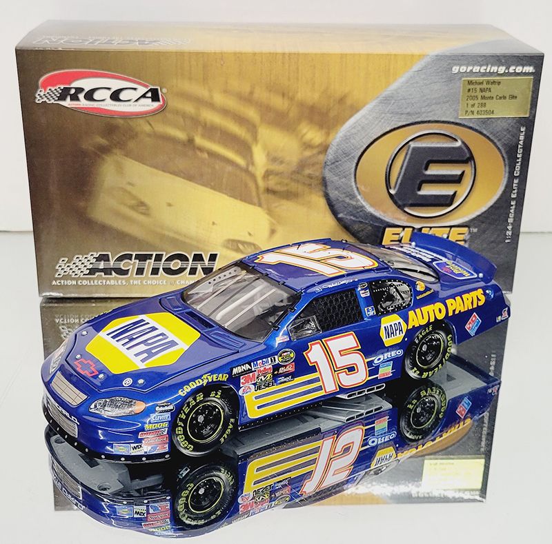 MICHAEL WALTRIP 2005 NAPA 1/24 RCCA ELITE DIECAST