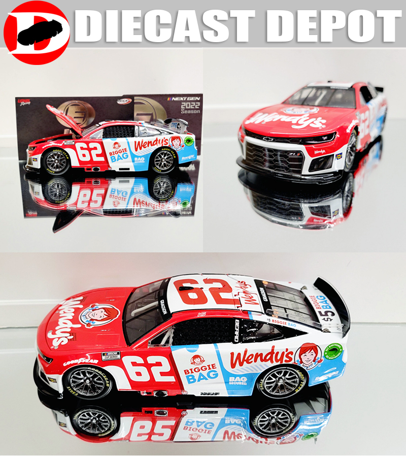 NOAH GRAGSON 2022 WENDYS TALLADEGA FIRST CUP START 62 NEXT GEN CAMARO noah-gragson-2022-wendys-talladega-first-cup-start-62-next-gen-camaro