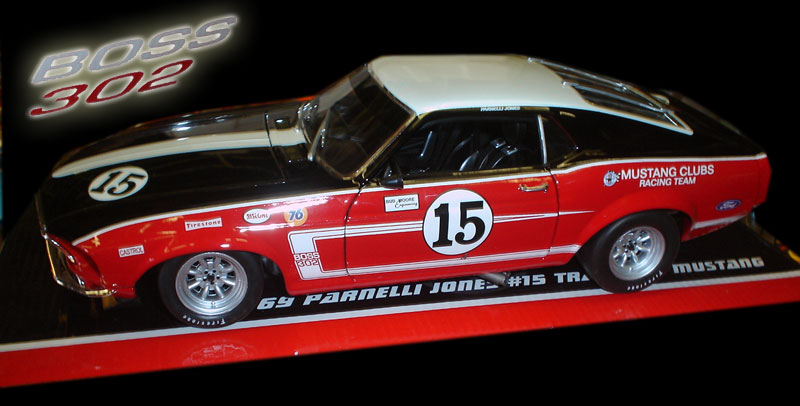 PARNELLI JONES 1969 #15 TRANS-AM MUSTANG 1/18 WELLY
