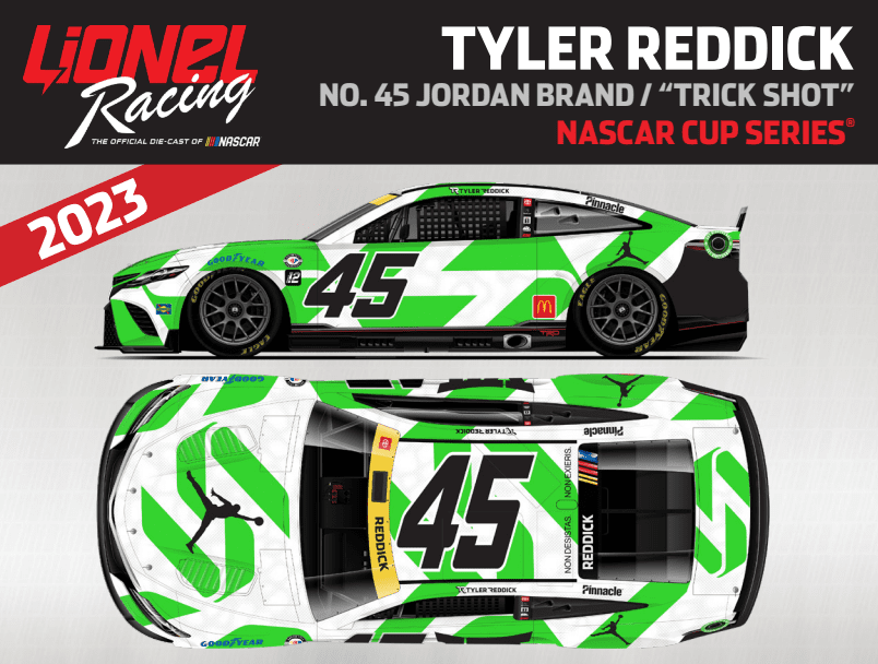 TYLER REDDICK 2023 JORDAN BRAND TRICK SHOT #45 TOYOTA 1/24 ELITE ...