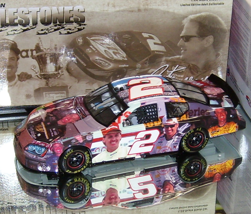 RUSTY WALLACE 9X BRISTOL WINNER MILESTONES DIECAST 1/24 ACTION