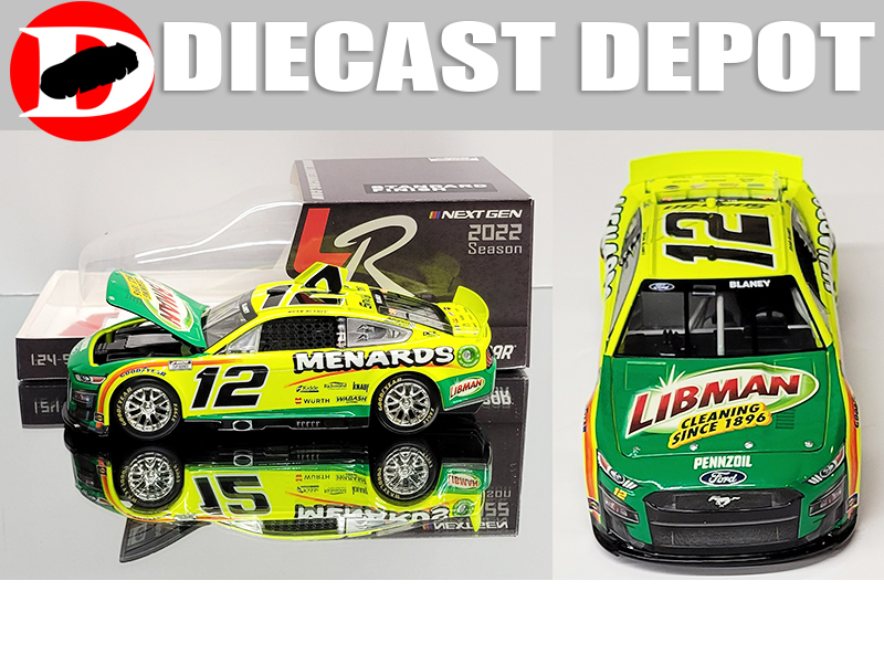 RYAN BLANEY 2022 MENARDS #12 FORD 1/24 ACTION COLLECTOR SERIES