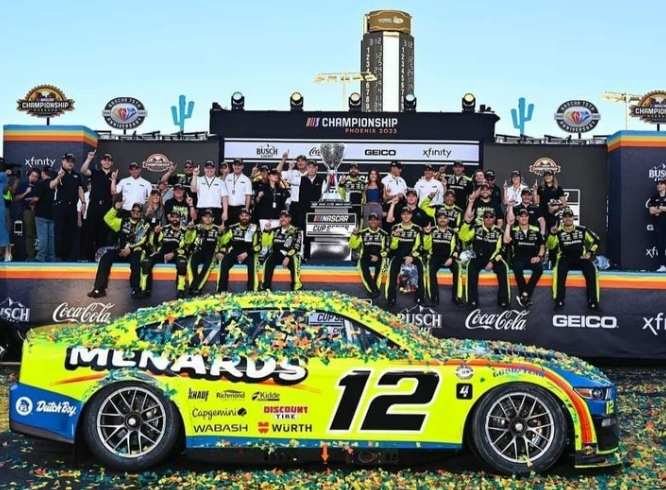 RYAN BLANEY 2023 PHOENIX FINALE RACED VERSION COLOR CHROME 1/24 ARC ...