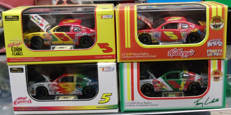 TERRY LABONTE 4-CAR BLOWOUT COMBINATION 1/64 REVELL COLLECTION