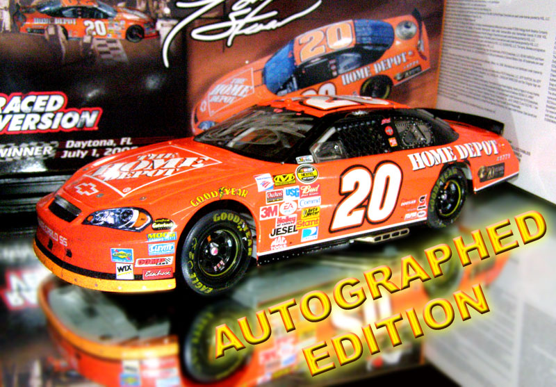 TONY STEWART 2006 DAYTONA PEPSI 400 RACED VERSION AUTOGRAPHED 1/24 ...