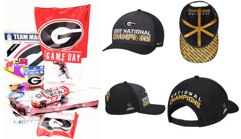 UGA BULLDOGS ULTIMATE FAN GIFT PACKAGE COMBO- 2022 CHAMPIONSHIP HAT ...