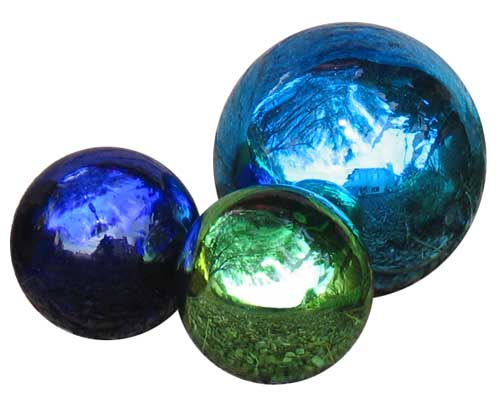 Hand Blown Gazing Balls 12" Hand Blown Glass Gazing Ball – Garden