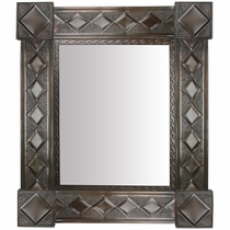 Mexican Punched Tin Mirrors Rectangular and Square