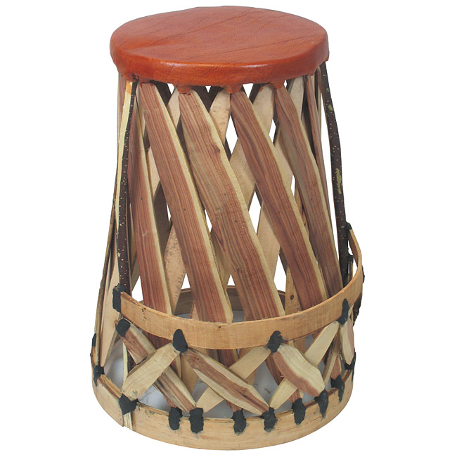 Equipale Bar Stools with Round Padded Seat - Set of 2