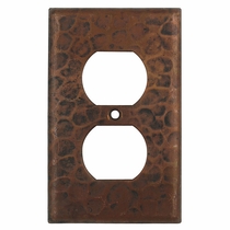 Hammered Copper Switchplates and Outlet Covers