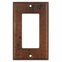 Hammered Copper Switchplates and Outlet Covers