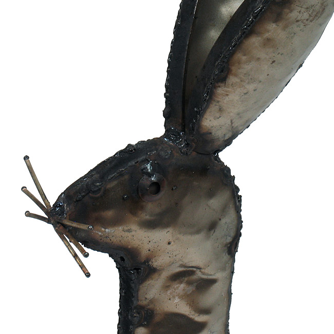 Jackrabbits Metal Yard Sculptures - Set of 3