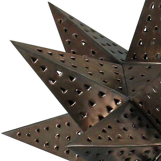 Large Moravian Star Light - Punched Tin 18" Dia.