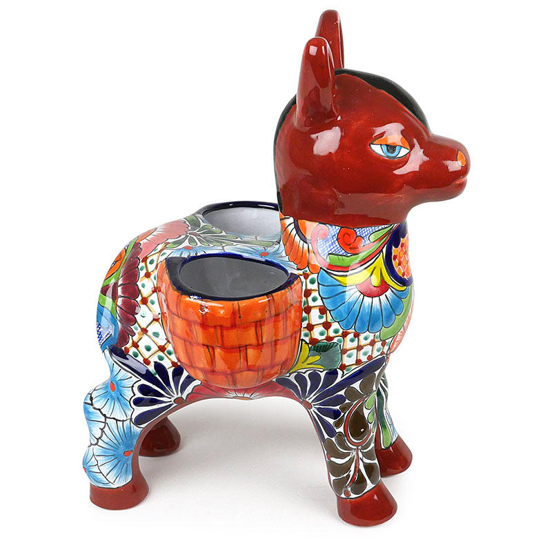 Large Talavera Burro Plant Pot