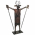 Metal Deer Dancer Yard Art Sculpture