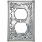 Natural Punched Tin Decorative Outlet Cover