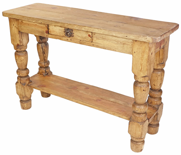 Mexican pine console table store