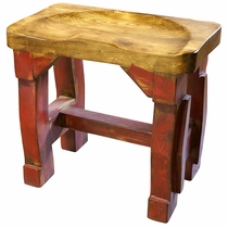 Rustic Painted Benches from Mexico