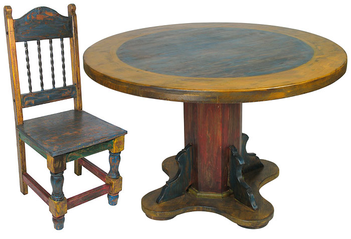 Mexican table and chairs for sale store