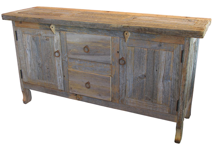 Rustic Barnwood Natural Buffet
