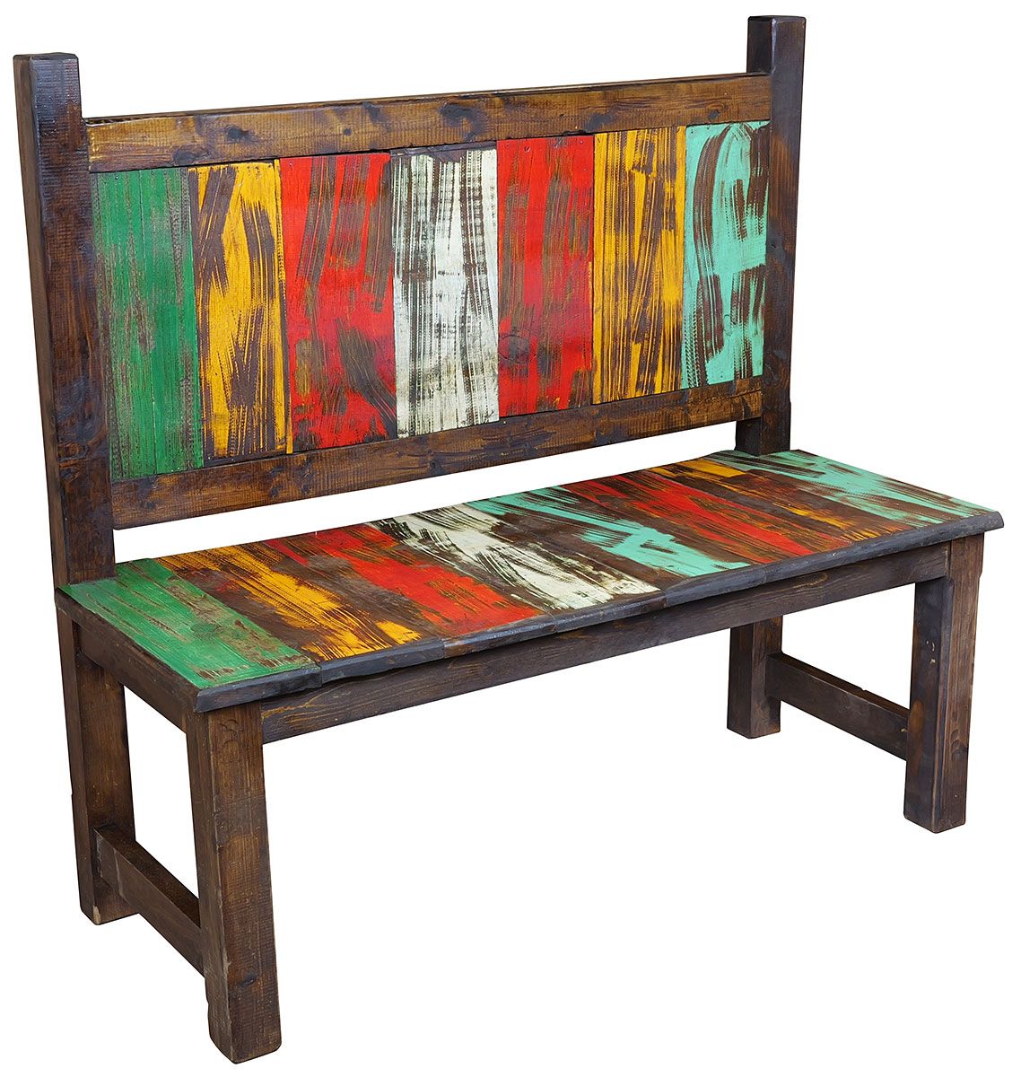 Painted Rustic Wooden Benches Rustic Farmhouse Bench Makeover