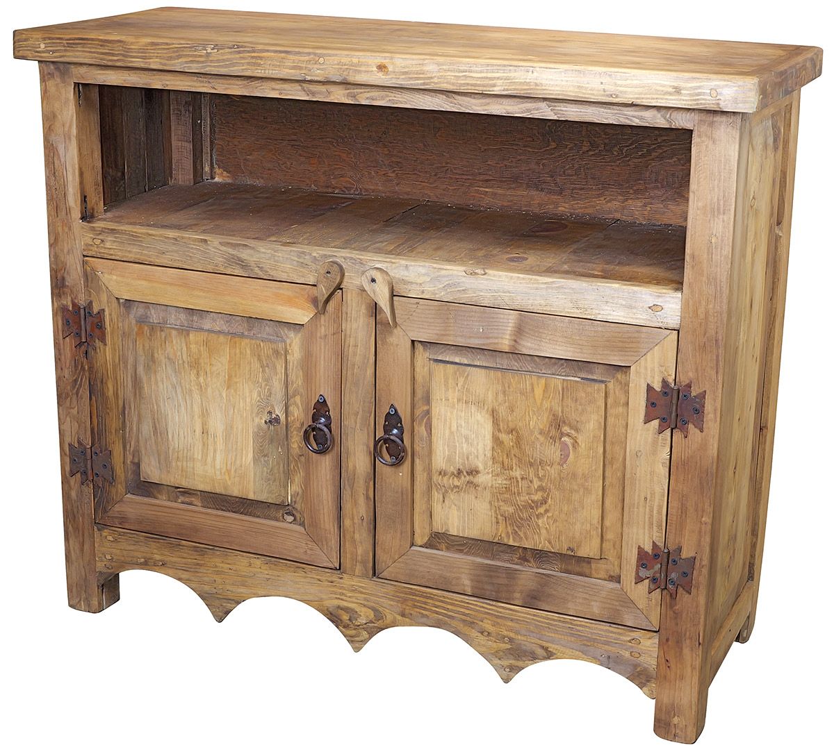 Rustic Wood Tv Stand Glass Doors at Patrick Moynihan blog