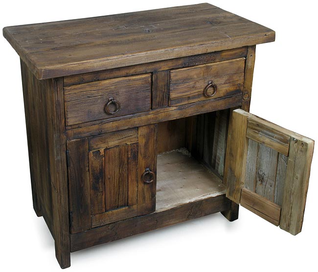 Small Barnwood Rustic Buffet