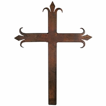 Rustic Iron Wall Crosses Hand Forged in Mexico