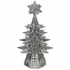 Small Lighted Natural Tin Star Christmas Tree with Colored Marbles