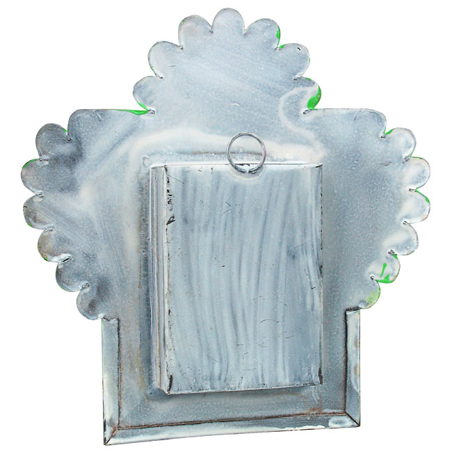 Small Painted Tin Nicho with Catrina Print