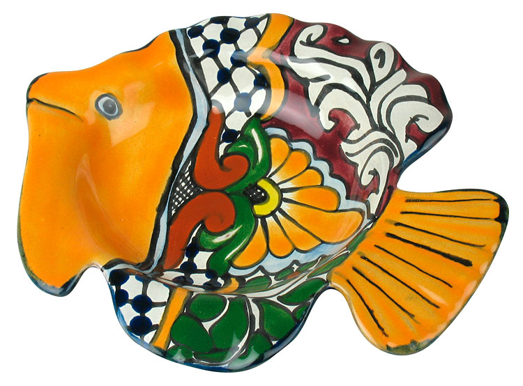 Talavera Fish Ashtray or Candy Dish