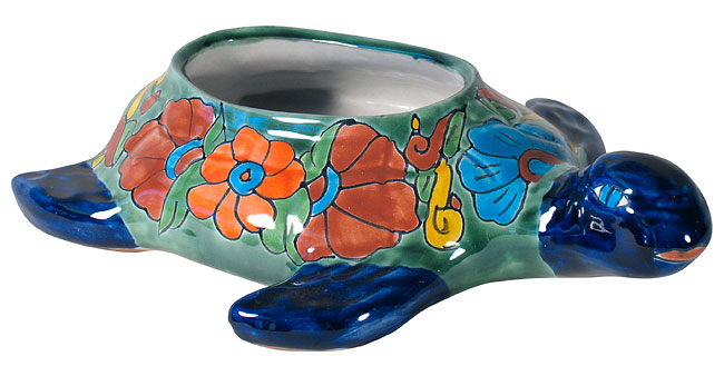 Talavera Sea Turtle Planter