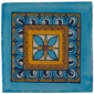 Hummingbird and Flower Talavera Tile - PP2193 - 15 Tiles