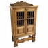 Trastero Yugo Rustic Wood Hutch with Spindle Doors