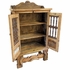 Trastero Yugo Rustic Wood Hutch with Spindle Doors