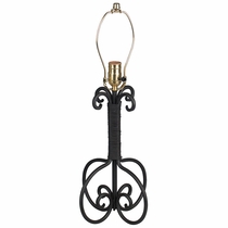 Wrought Iron Floor and Table Lamps from Mexico