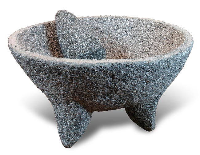 X-Large Molcajete Mortar and Pestle - 16" Dia.