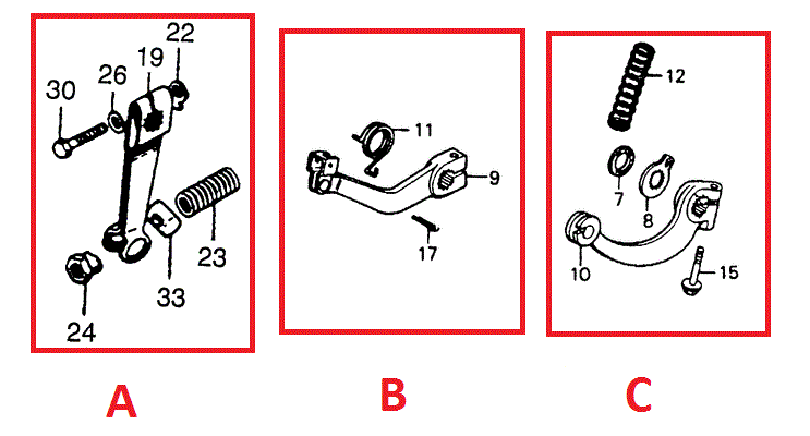 @ CONTROL_PARTS CT90_CT110 CABLES_LEVERS ETC.
