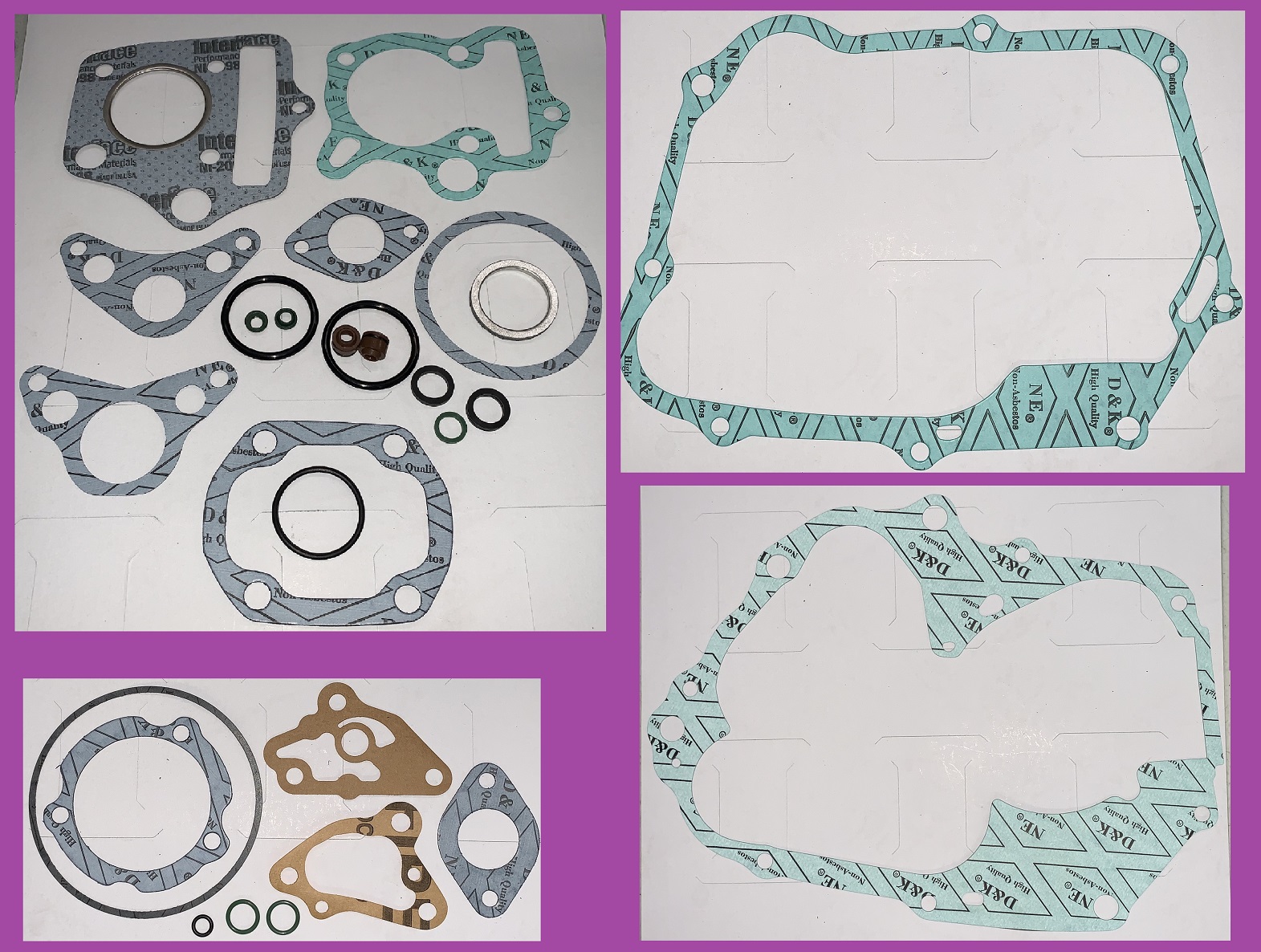 @ 52MM COMPLETE GASKET SET 50CC AND 70CC SEMI AUTO ENGINES 1968 TO 2020 ...