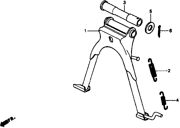 @ CENTER_STAND_PARTS CT70_1991_TO_94