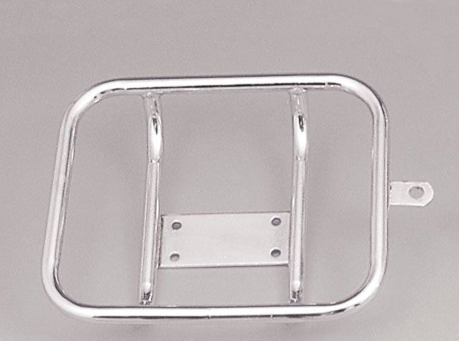 @ CHROME 6 PACK RACK WITH FLAG HOLDER FITS 7/8" GRAB BAR S1031 EXED ...