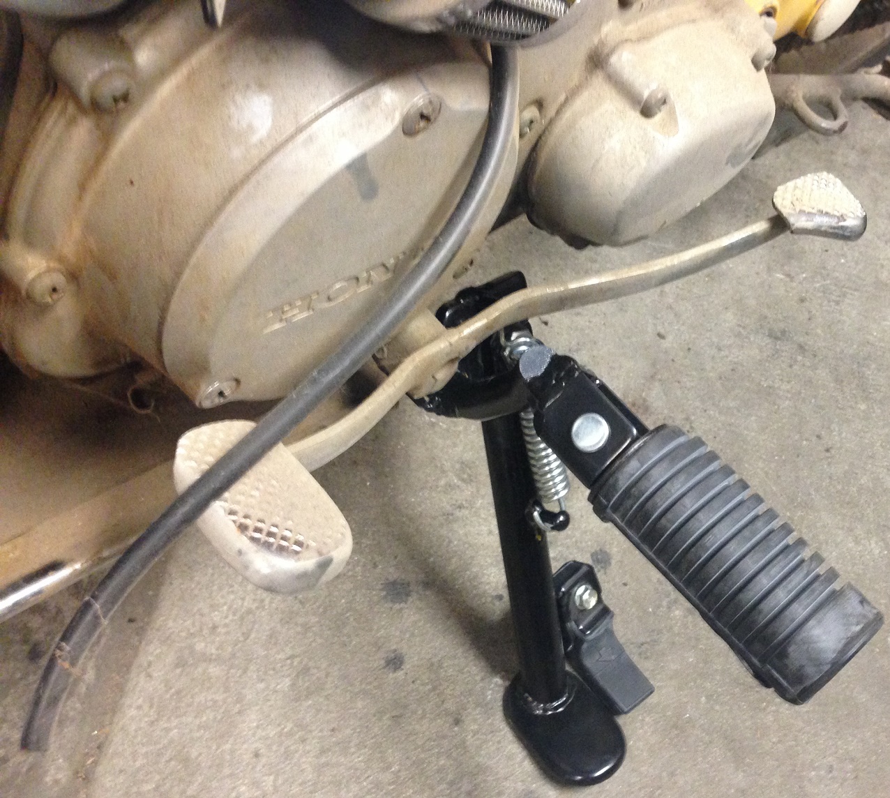 @ *COMPLETE OEM FOOT REST W/SIDE STAND !!!(((KIT)))!!! !!!(((SEE ...