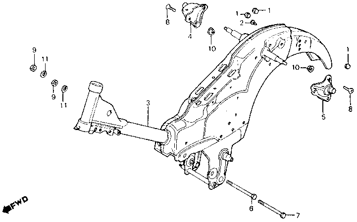 @ CT110 FRAME 1981 to 1986