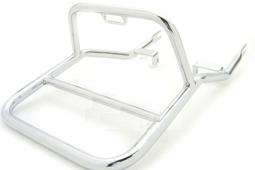 @ CT70 OLD TYPE REAR RACK / CARRIER GOOD CHROME FINISH 1/21M (S1023)